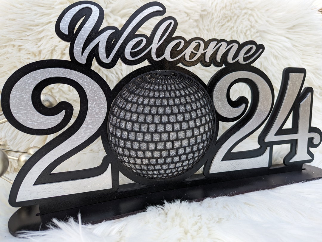 New Year 2024 Wooden Sign Welcome 2024 New Years Signs New - Etsy Canada