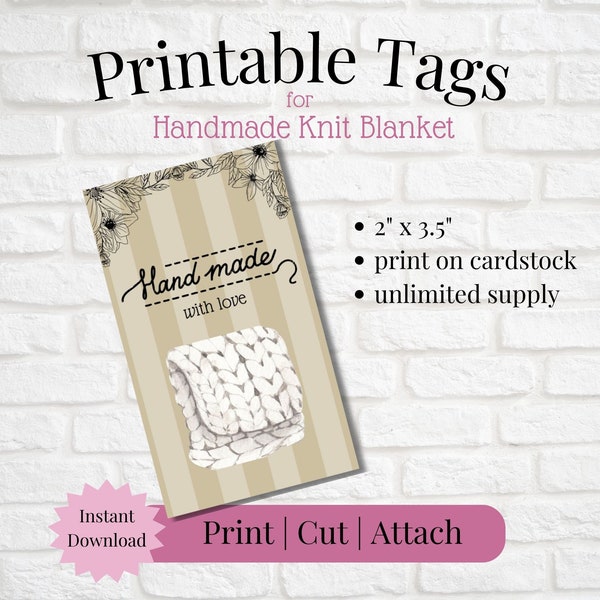 Hand Knit Tags - Etsy