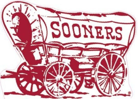 6 Inch OU Boomer Schooner Logo Decal University of Oklahoma | Etsy
