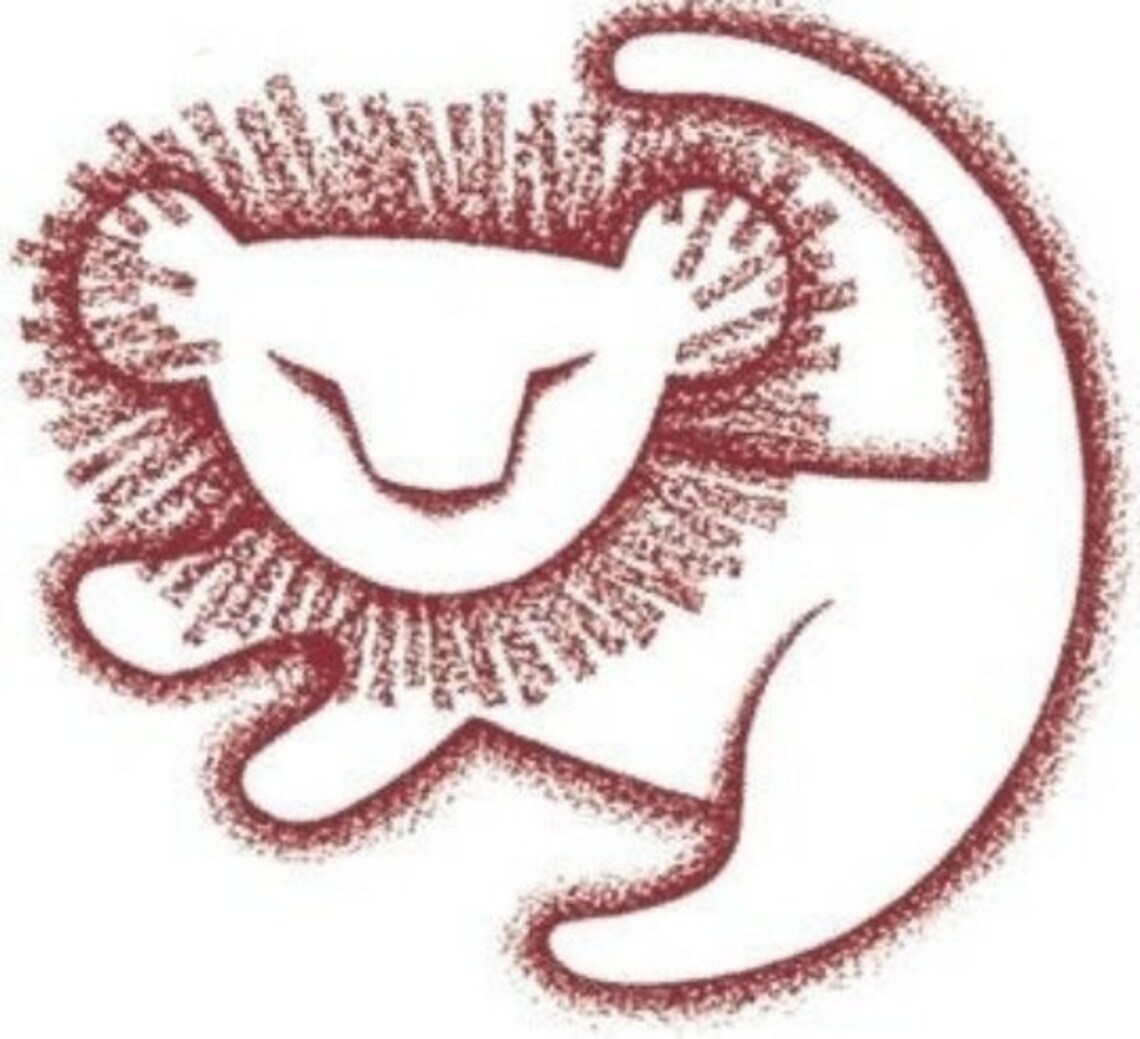 3 Inch Simba Decal Sign Symbol Drawing Lion King Movie | Etsy