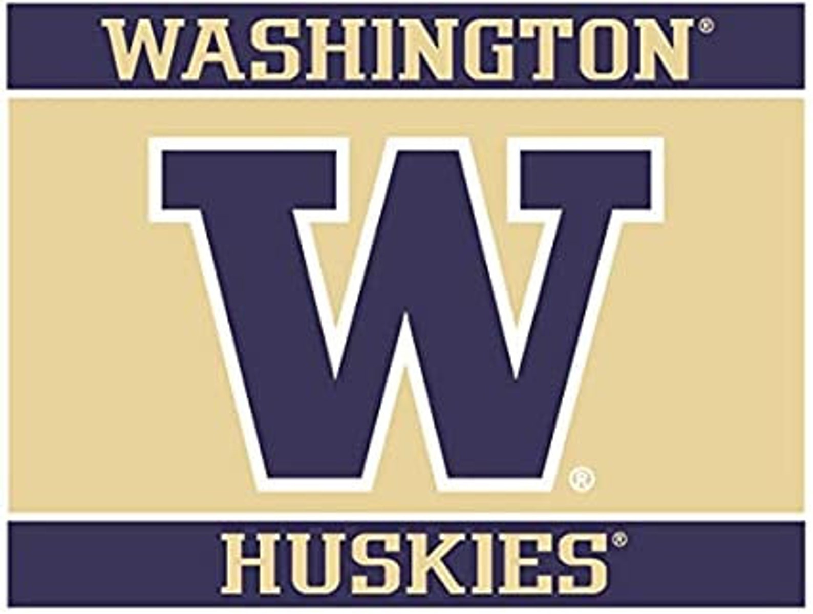 7 Inch UW W University of Washington Huskies Logo Removable | Etsy