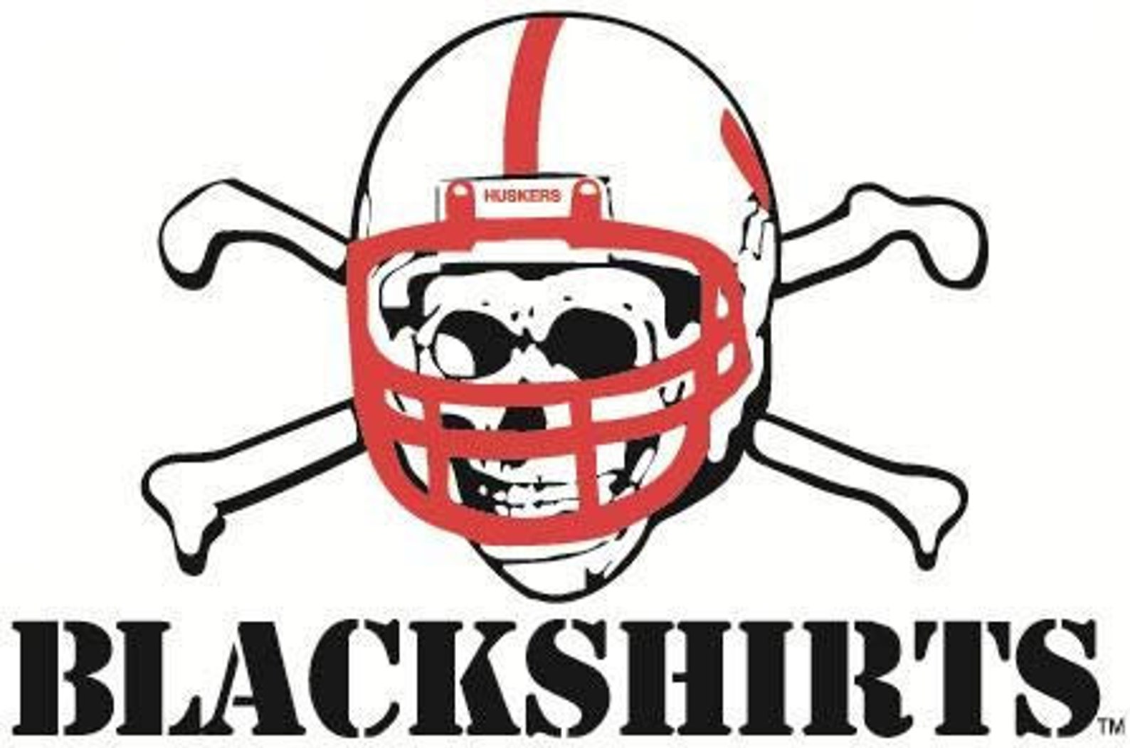4 Inch Blackshirts Logo University of Nebraska Huskers | Etsy
