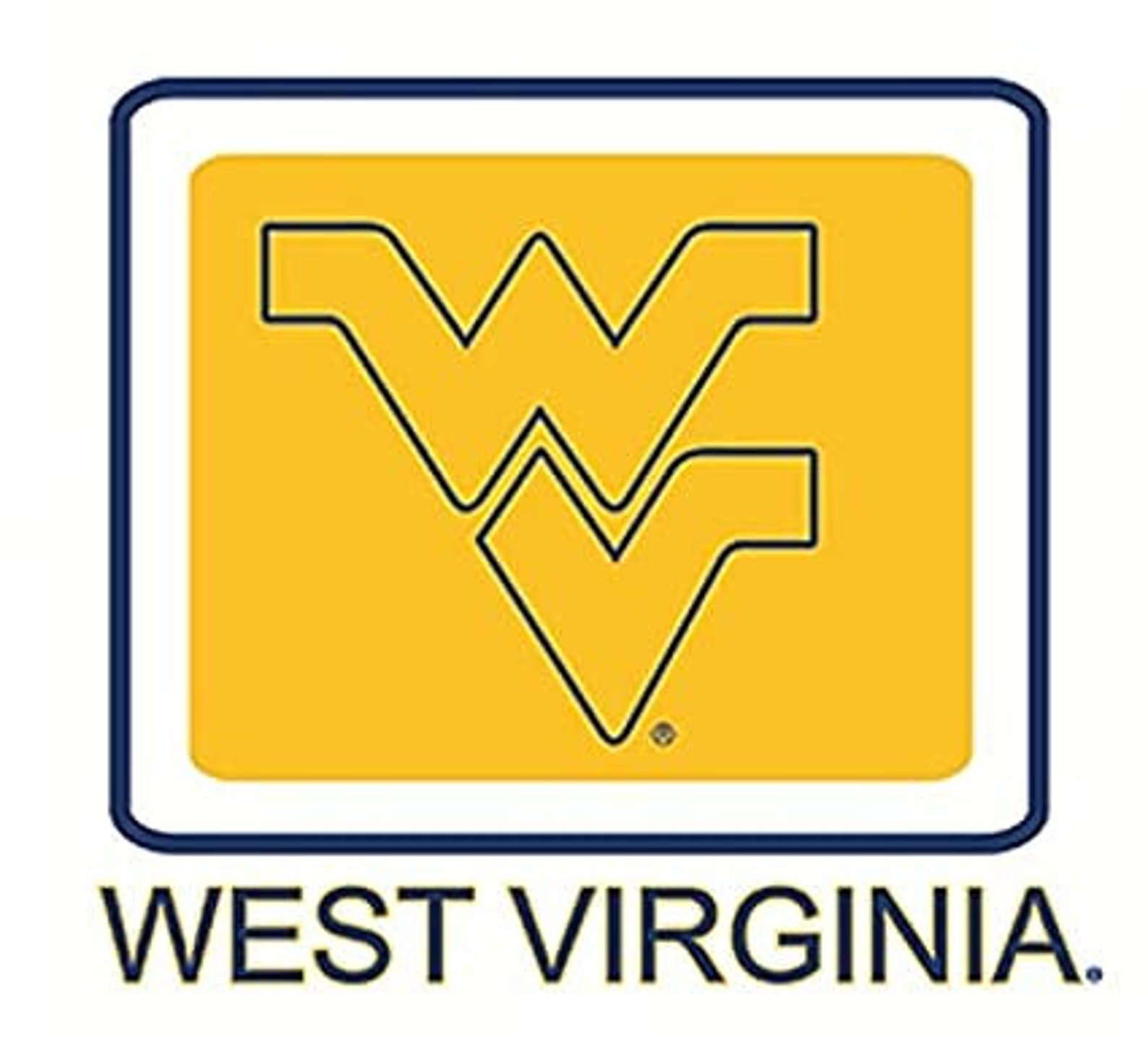 5 Inch WV Logo Decal WVU West Virginia University Mountaineers | Etsy