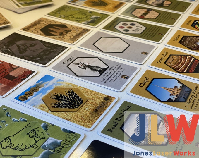 Official and Unofficial Victory Point Cards for Trading & Settling Game ...