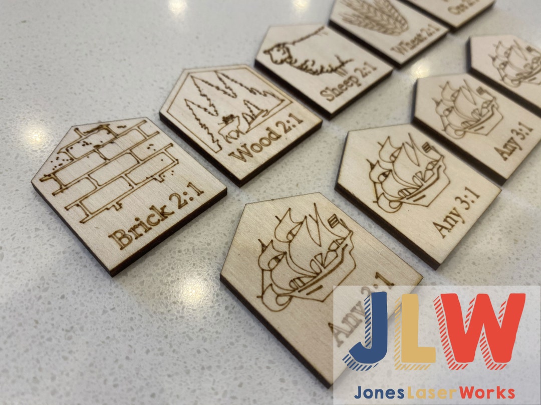 Settlers Wood Port Pieces: Laser Cut Baltic Birch Replacement Ports - Etsy