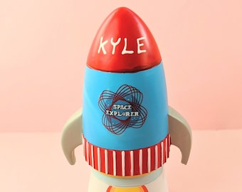 Rocket Money Box | Etsy UK