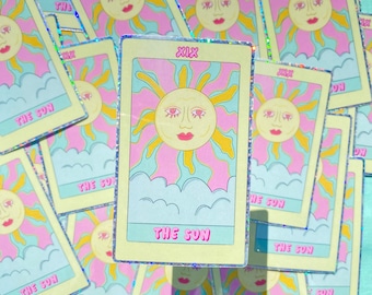 Holographic Tarot Card Stickers the Star, the Sun, the Moon Holo ...