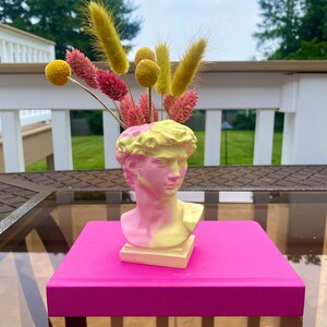 David Statue Vase - Abstract Pot - Dopamine Decor, Maximalist Decor ...