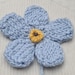 Knitted Forget-me-not - PDF Forget-me-not Knitting Pattern - Etsy