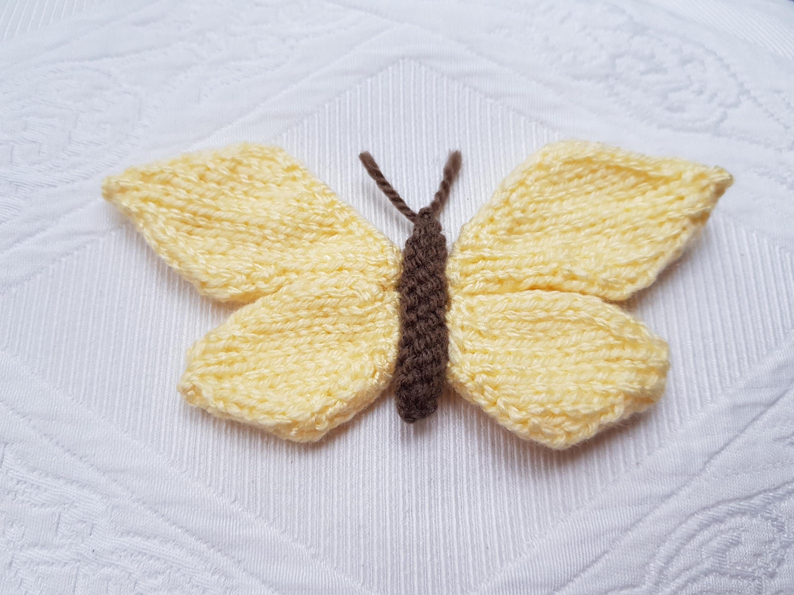 Knitted Butterfly - PDF Butterfly Knitting Pattern - Etsy