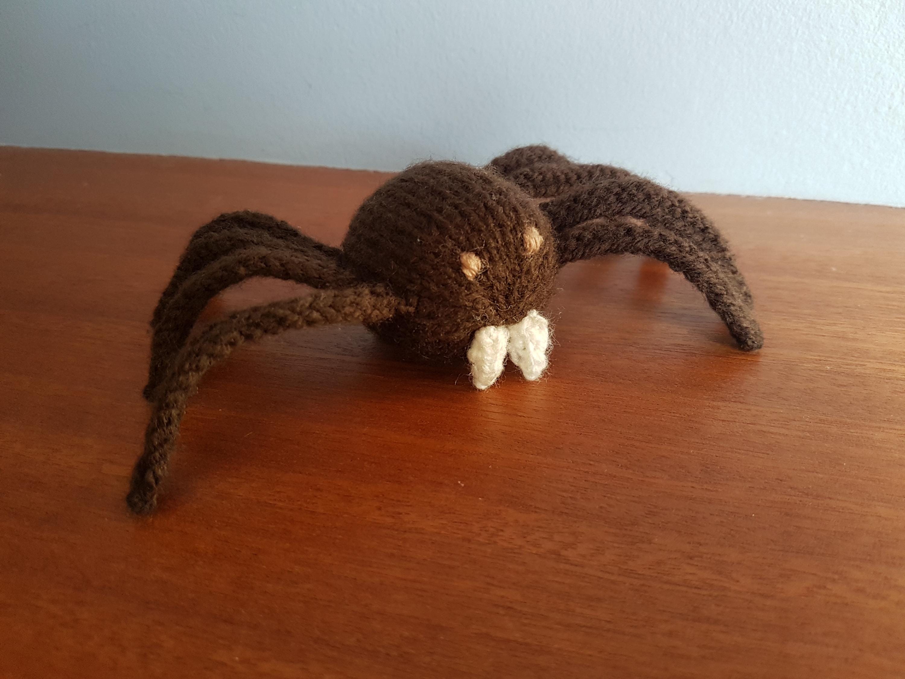 Knitted Spider - PDF Spider Knitting Pattern - Etsy
