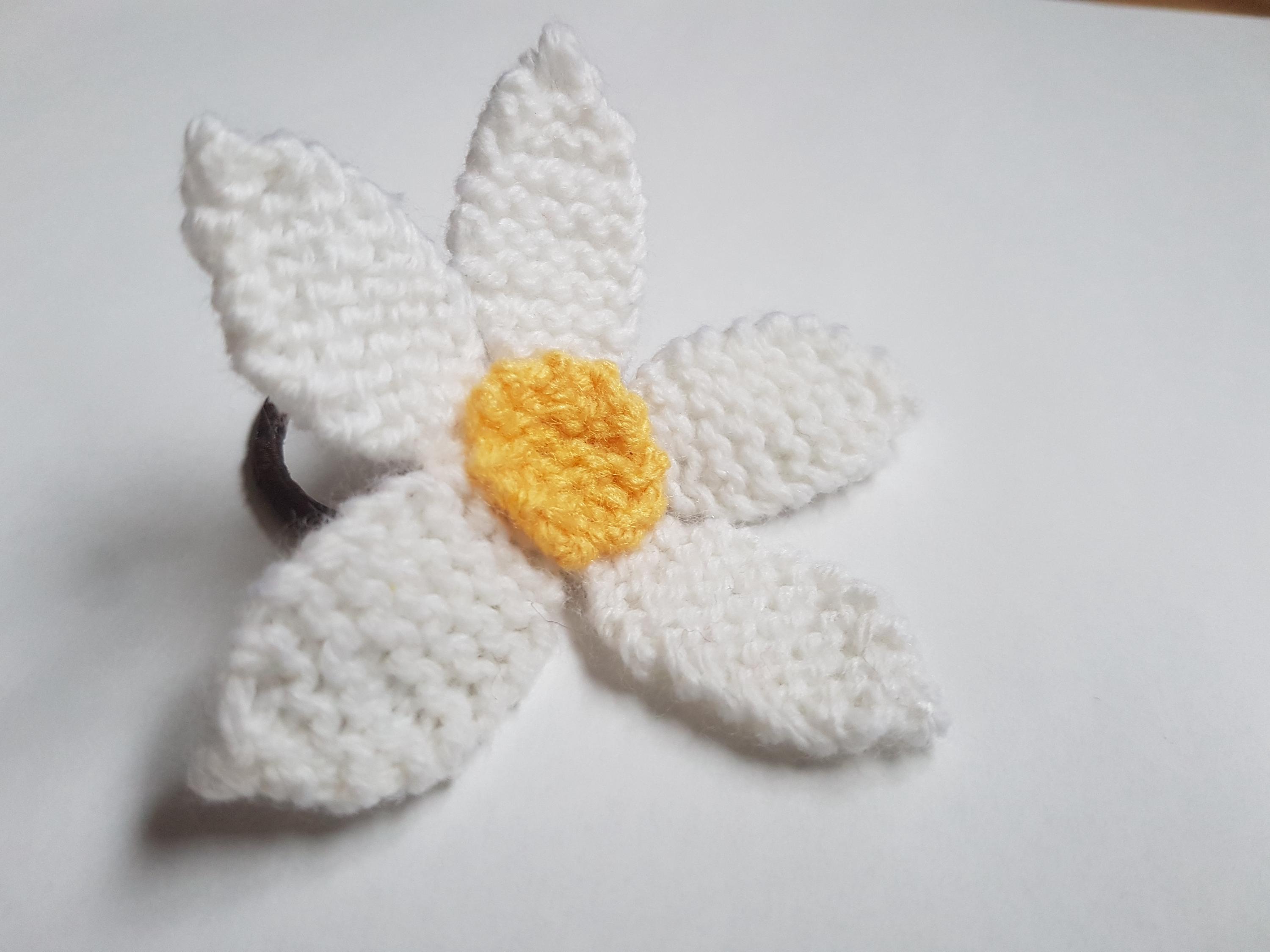 Knitted Daisy - PDF Daisy Knitting Pattern - Etsy
