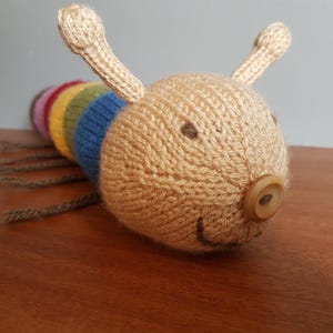 Knitted Caterpillar - PDF Caterpillar Knitting Pattern - Etsy
