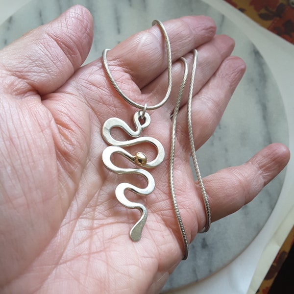 Native American Snake Pendant - Etsy