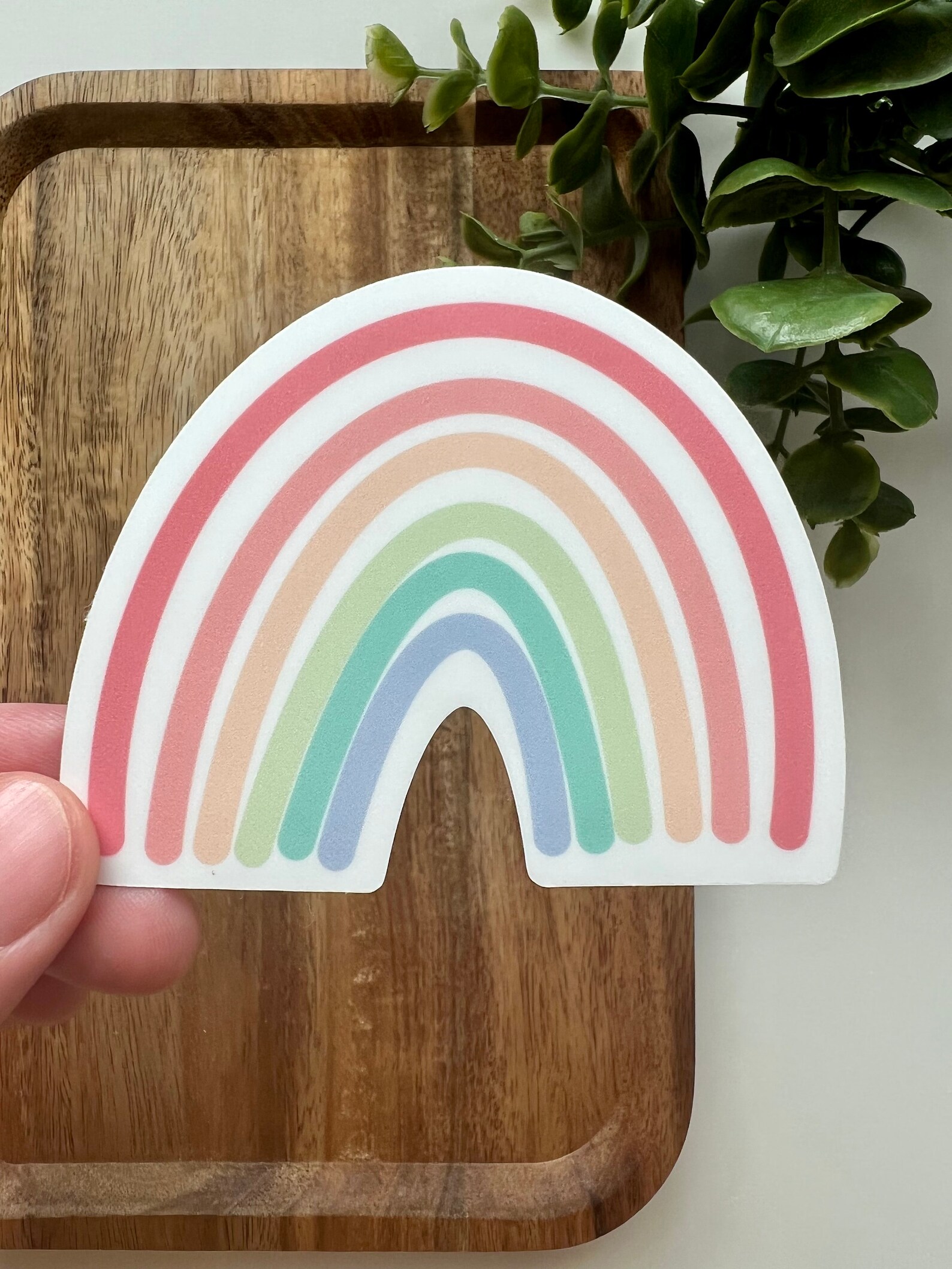 Pastel Rainbow Sticker Rainbow Sticker for Water Bottle - Etsy
