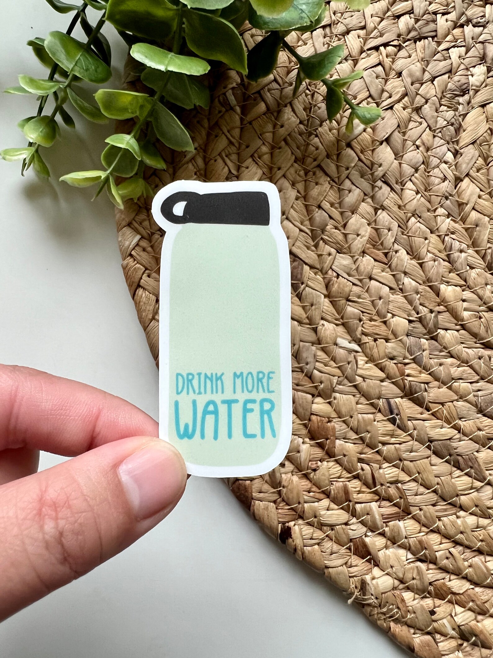 Drink More Water Sticker, Drink Water Reminder, Water Bottle Sticker ...