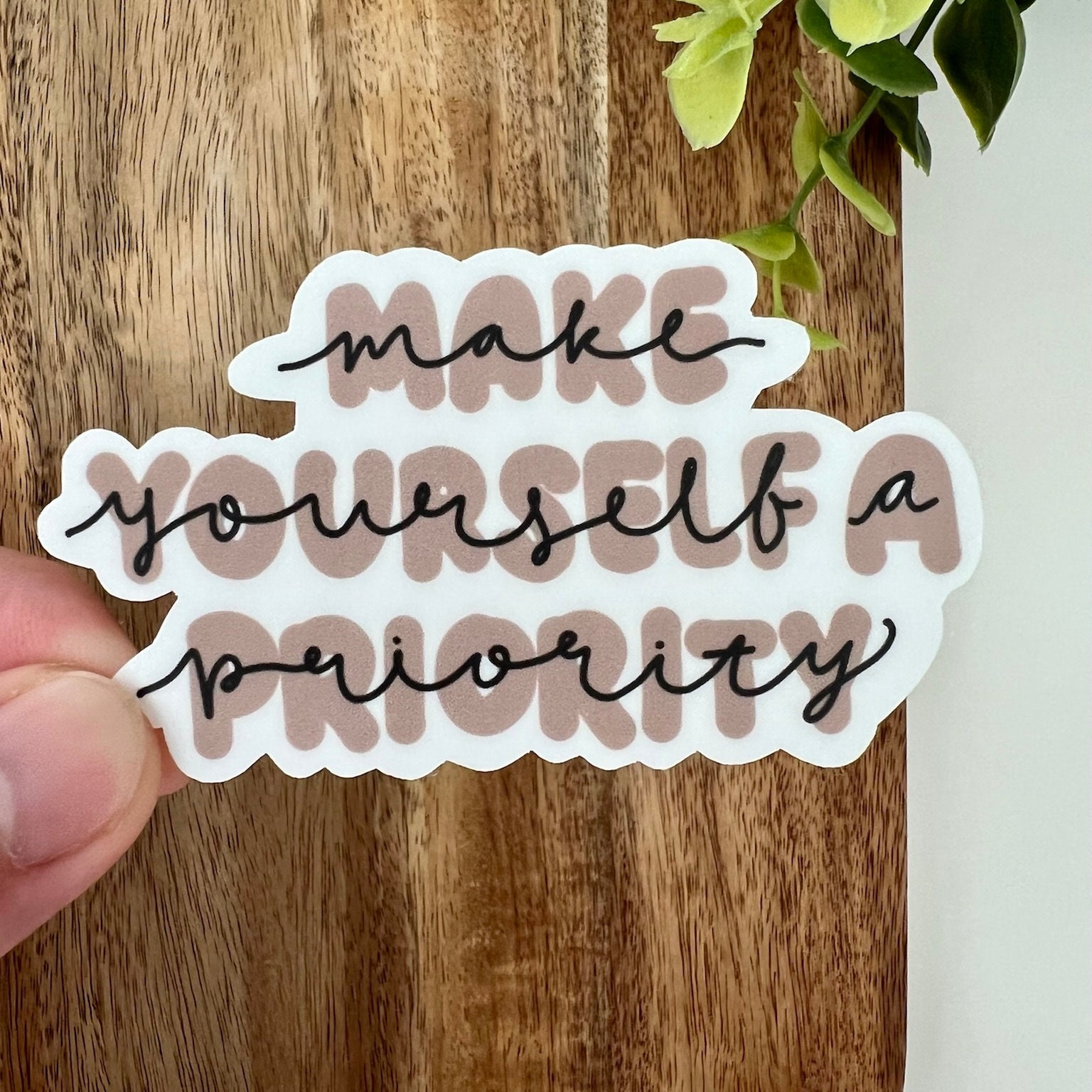 Self Priority Sticker Motivational Sticker Inspirational - Etsy