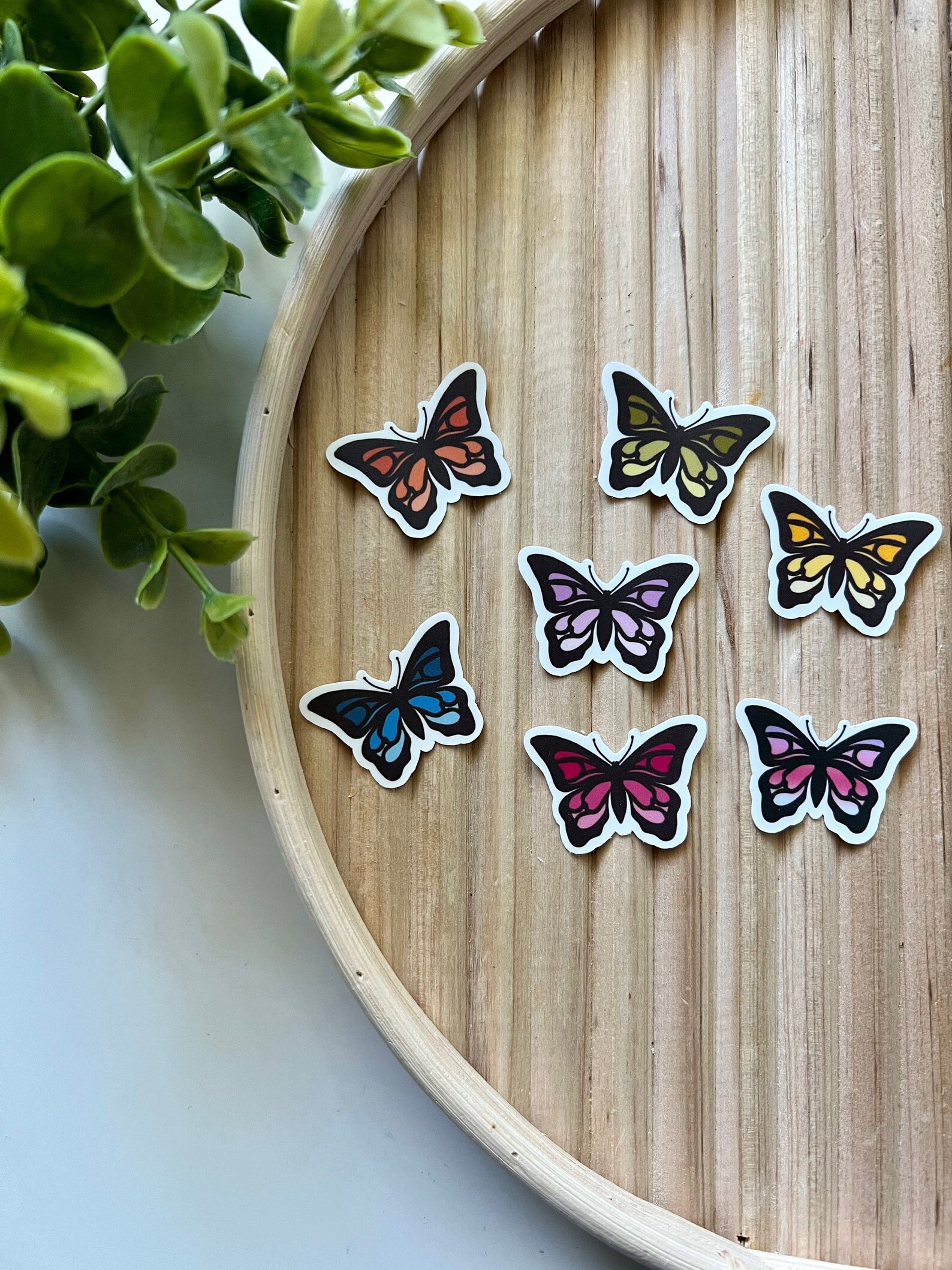Mini Butterfly Stickers Pack 7 PC Mini Stickers for Water - Etsy