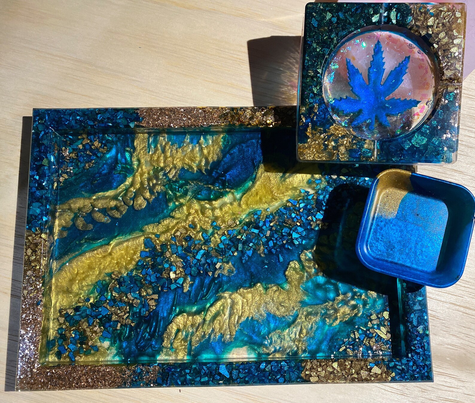 Custom Rolling tray/weed tray set | Etsy