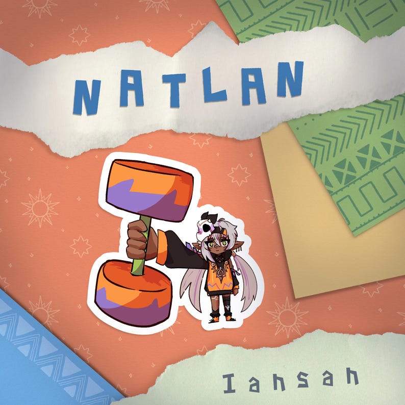 Natlan Meme Stickers (set B) - Etsy