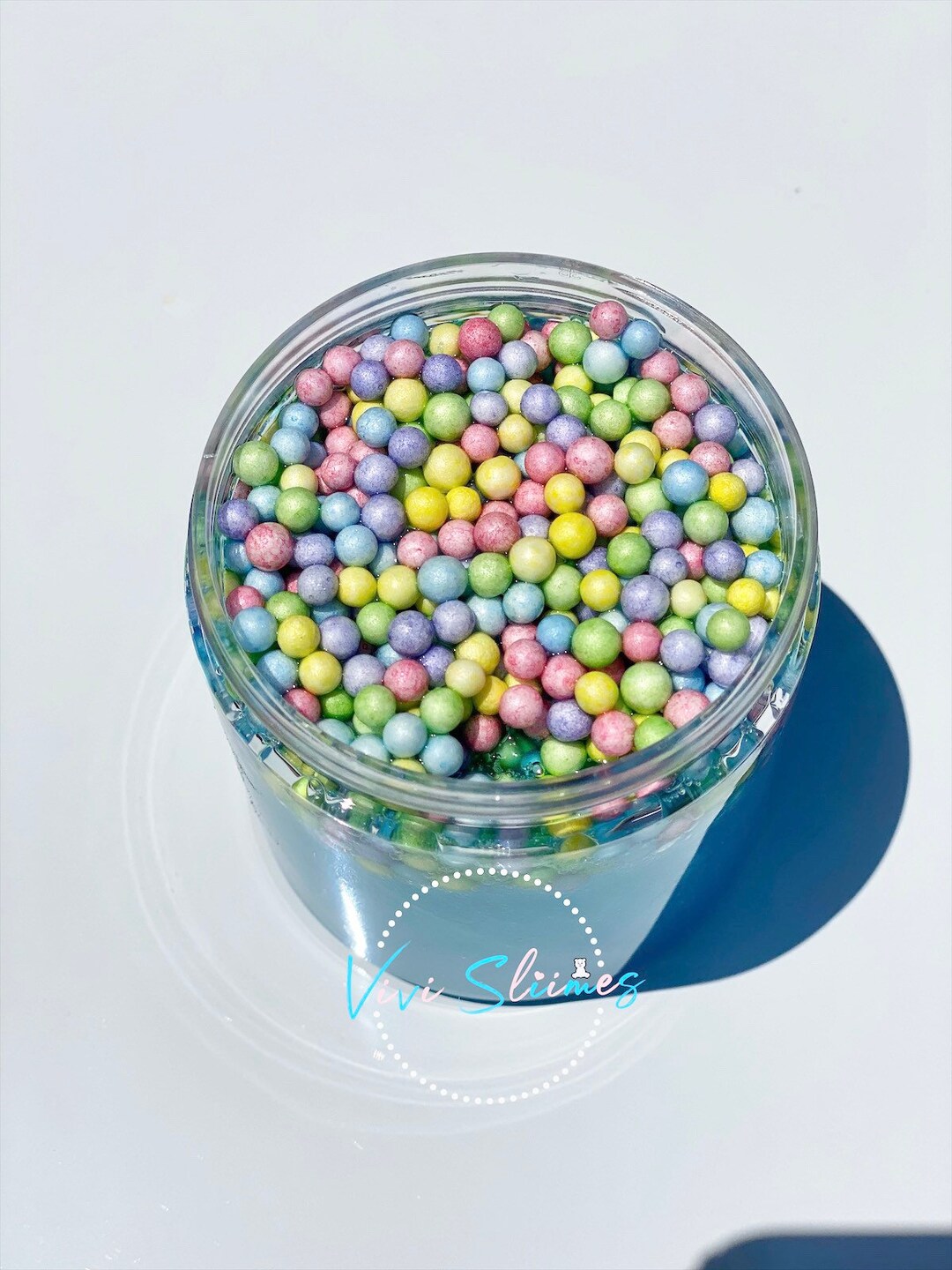 8oz Nerds Rope Slime Clear Slime - Etsy