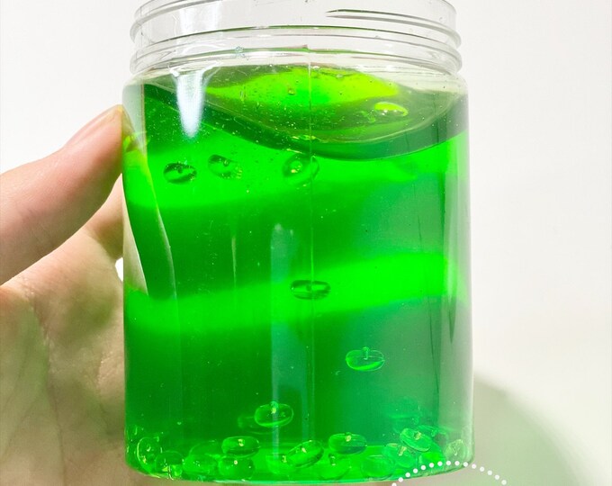 8oz Tropical Kiwi Slime * Clear Slime * Tropical Scented - Etsy