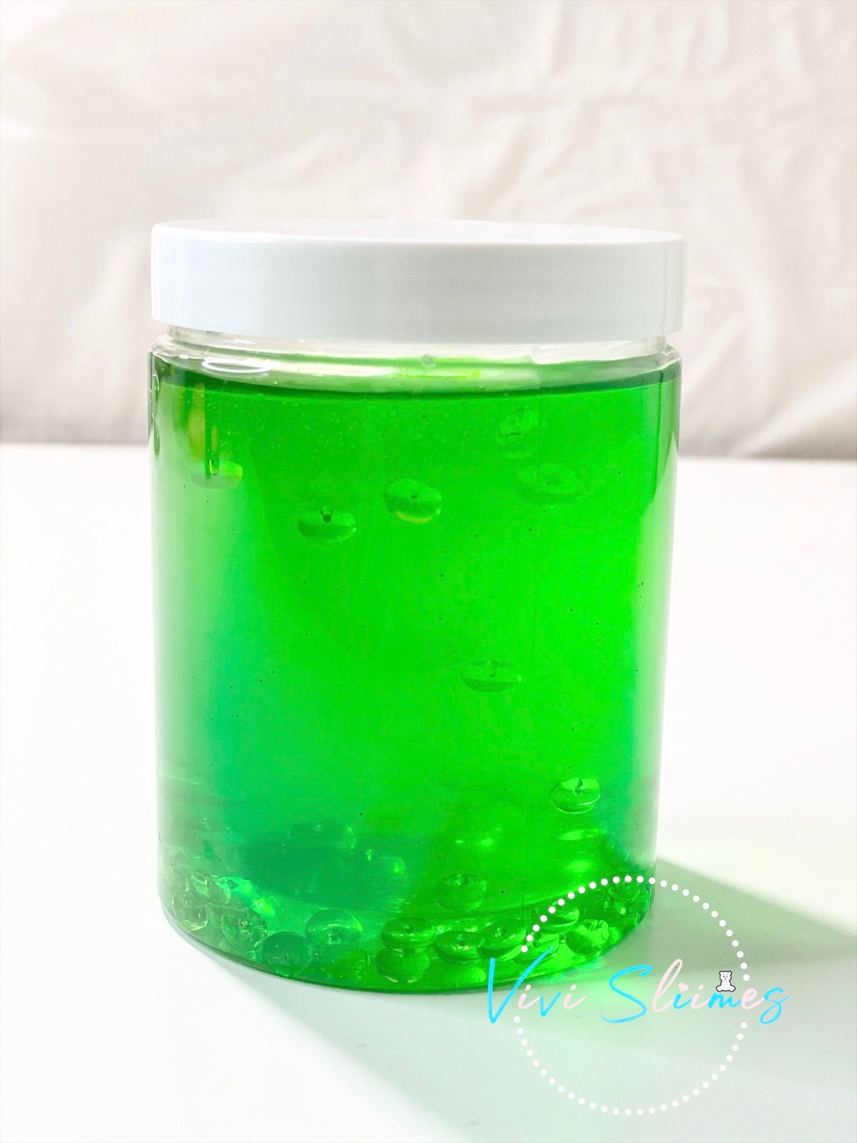 8oz Tropical Kiwi Slime Clear Slime Tropical Scented - Etsy