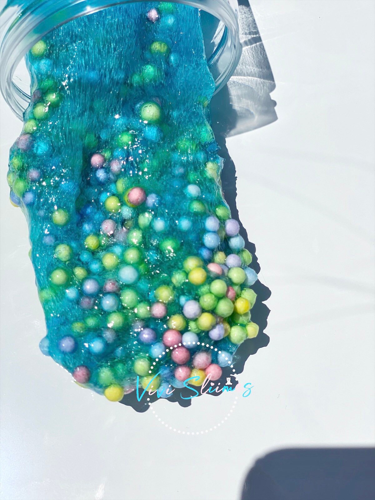 8oz Nerds Rope Slime Clear Slime - Etsy