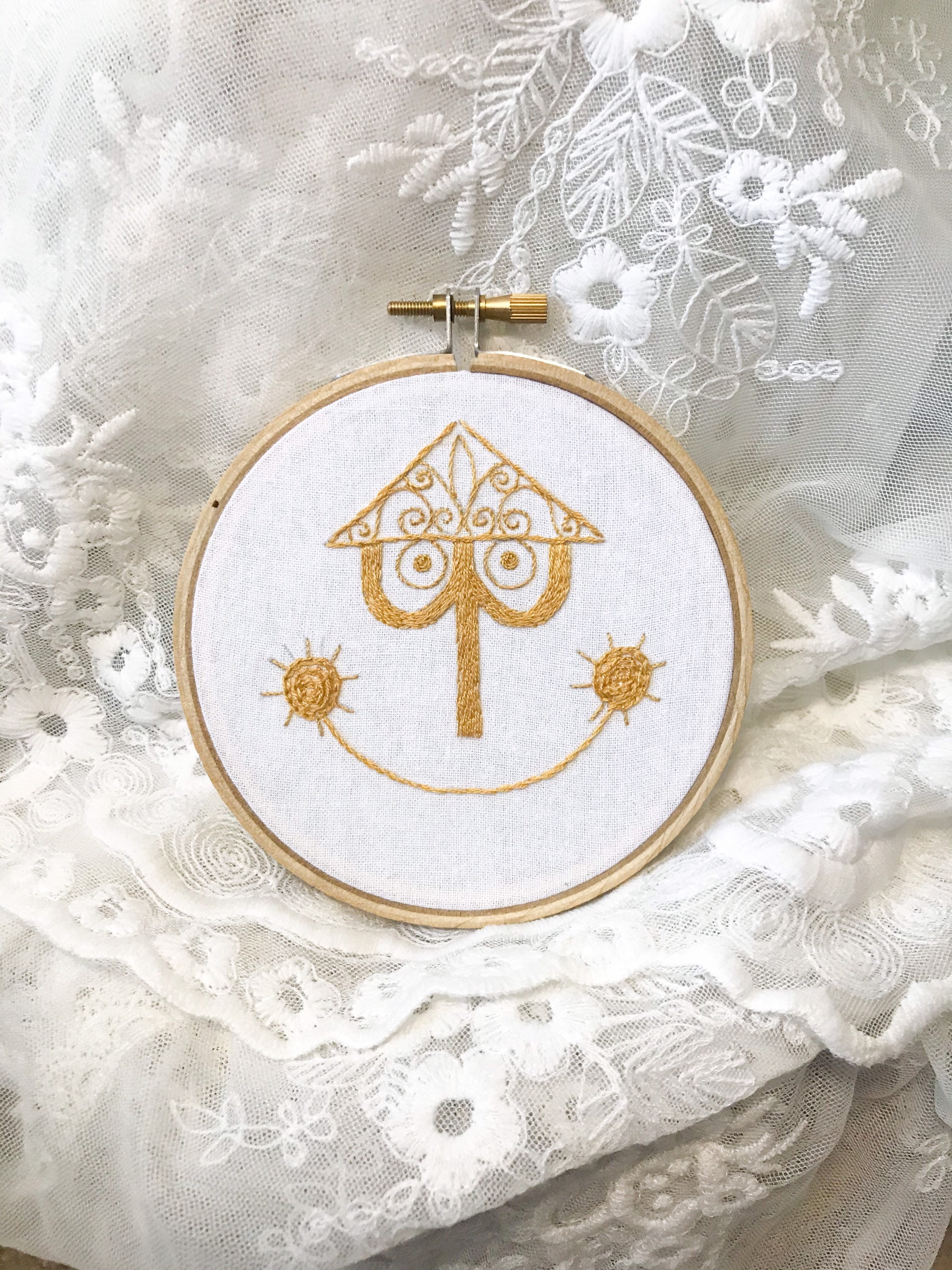 Its a Small World Clock Face Embroidery Hoop Art Hand Made | Etsy