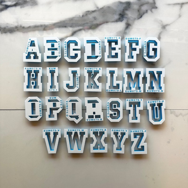 Block Letter Cookie Cutters - Etsy