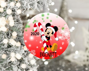 Santa Mickey Mouse | Etsy