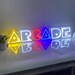Arcade Neon Sign, Custom Game Room LED Light, Retro Arcade Wall Decor ...