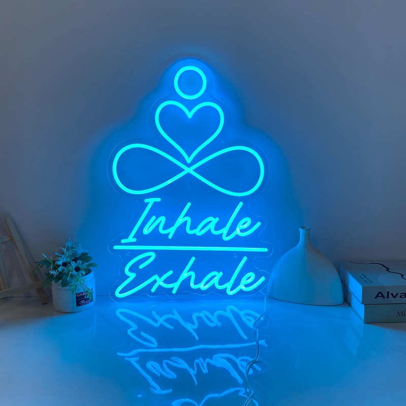 Inhale Exhale Signs - Etsy