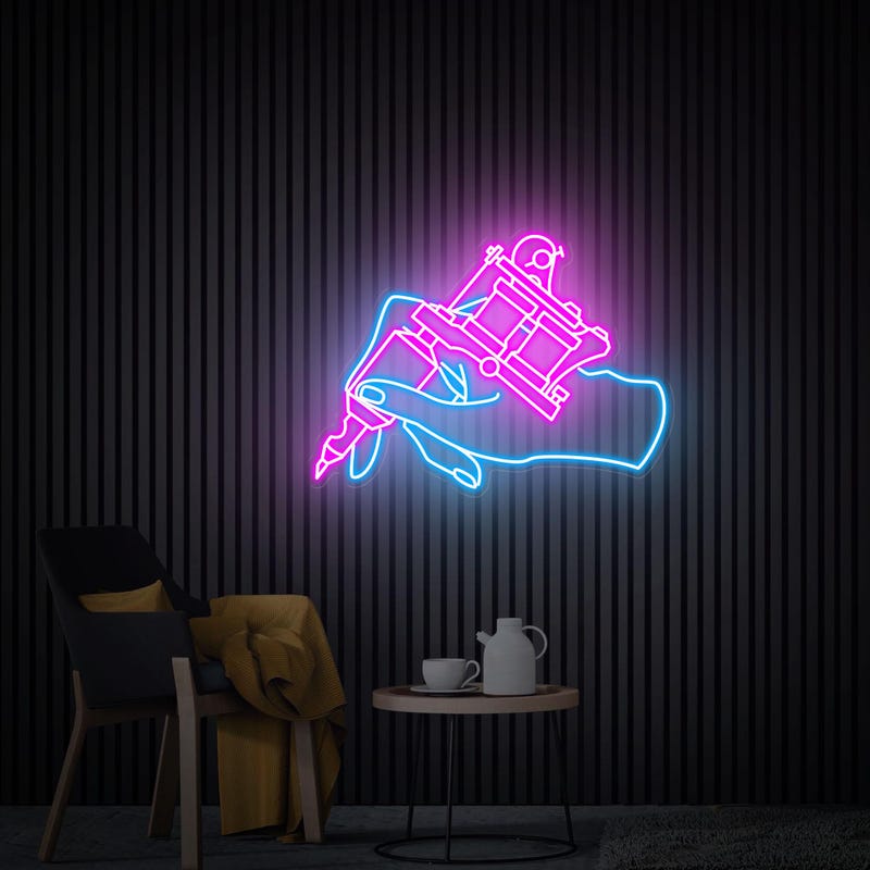 Tattoo Neon Sign Etsy
