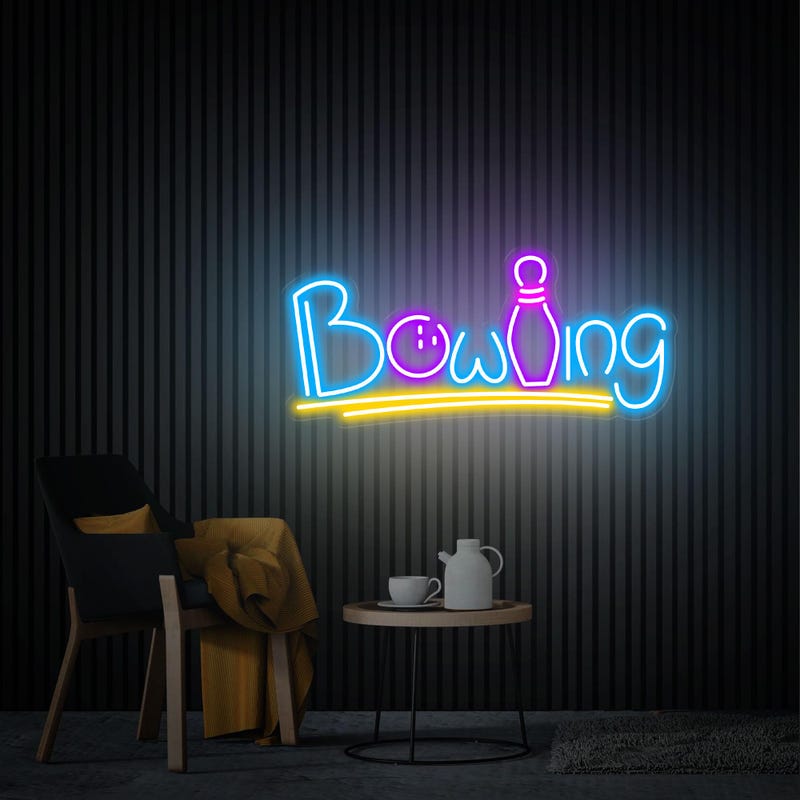 Bowling Alley Sign - Etsy
