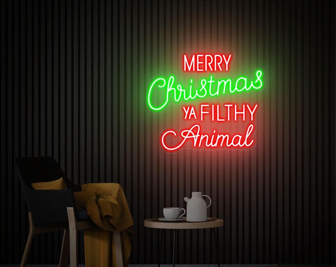 Merry Christmas Ya Filthy Animal | Home Alone Movie Quote | Christmas ...