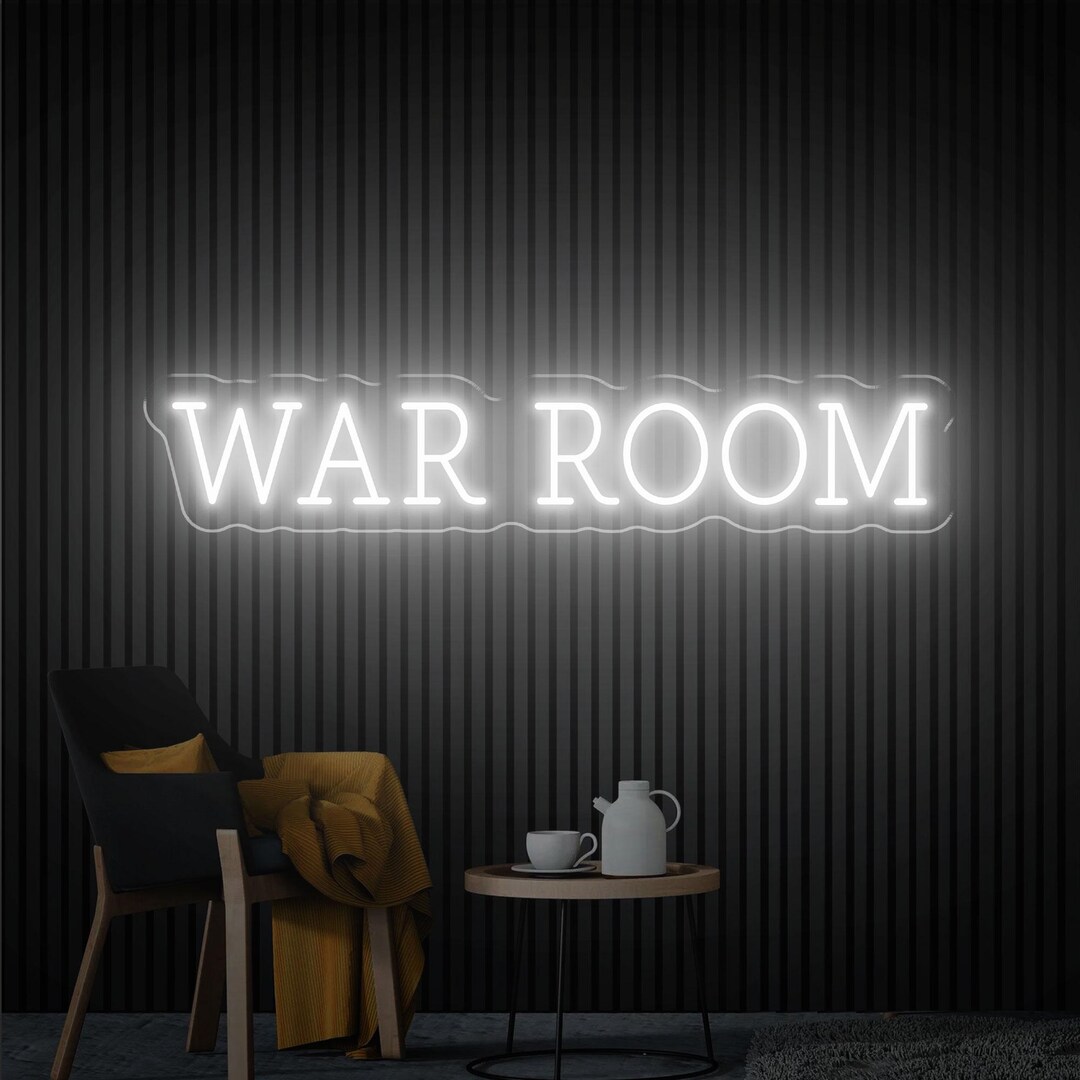 War Room Neon Sign, WW2 Office Decor, Custom Film Neon Wall Art - Etsy UK