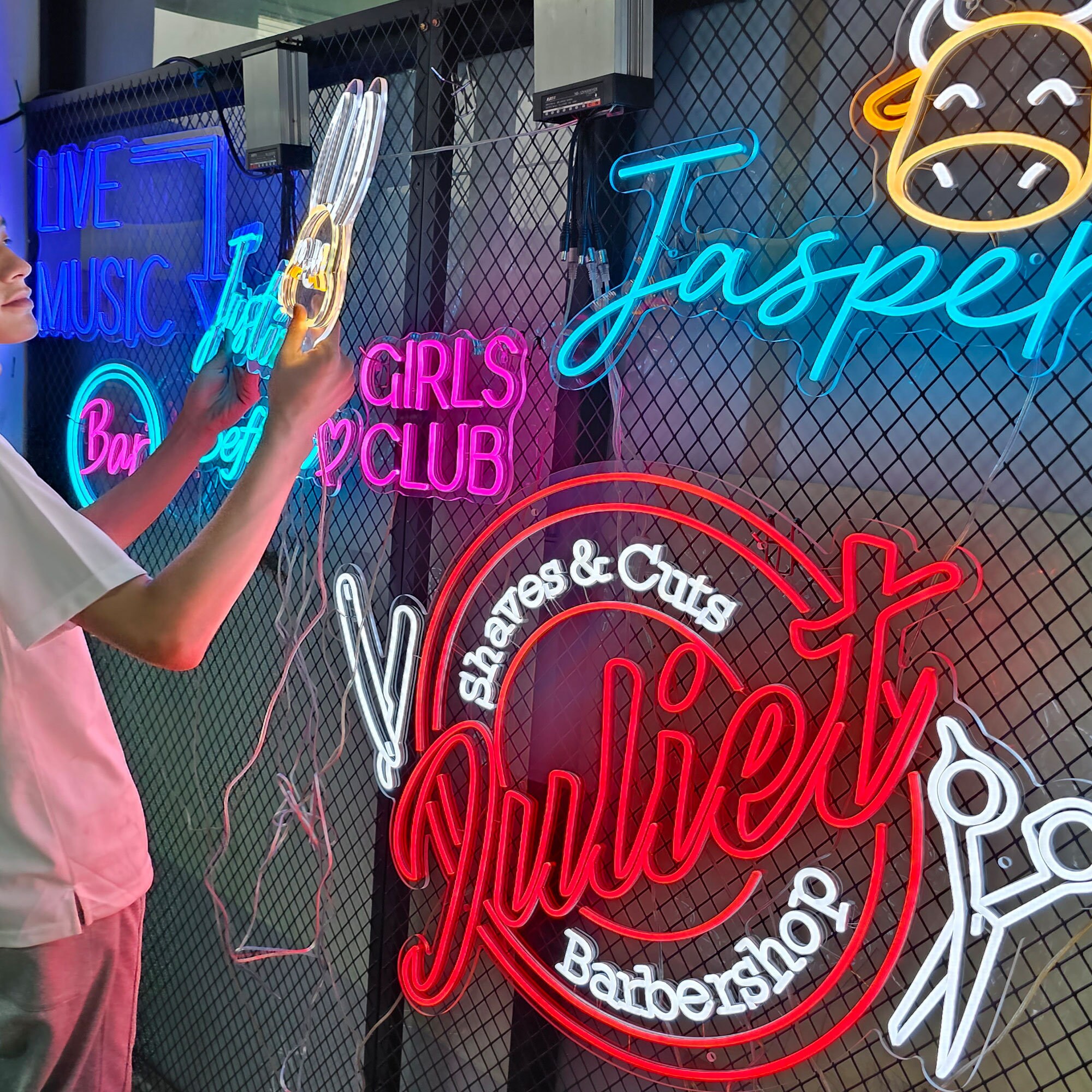 Create Your Logo Custom Neon Sign for Home, Office, Bedroom Wall Art ...