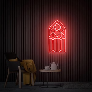 Gothic Neon Sign, Goth Decor Sign, Goth Wall Art Sign, Custom Neon Sign ...