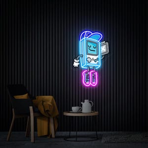 Gameboy Led Neon Acrylic Artwork, Game Neon Sign, Gaming Room Decor ...