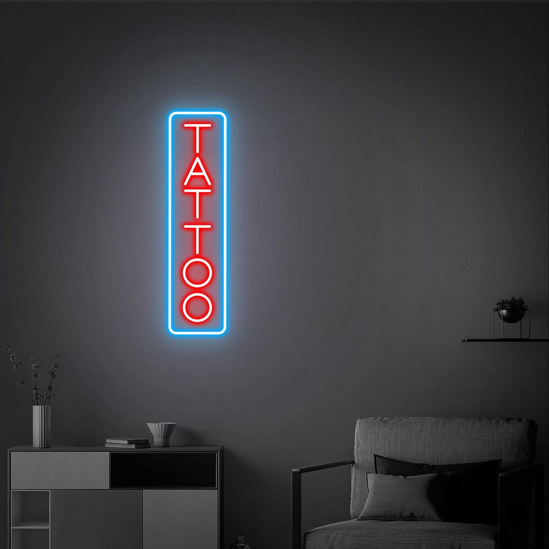 Tattoo Neon Sign, Tattoo Room Sign, Custom Neon Sign for Tattoo Shop ...