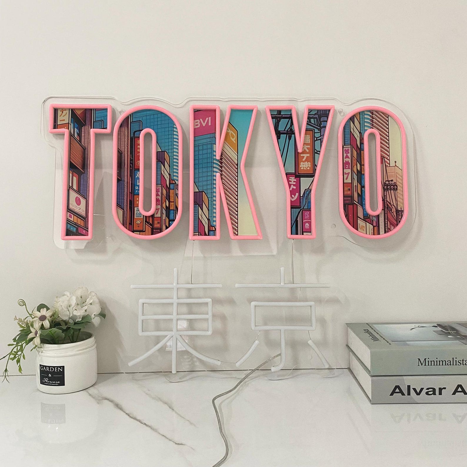 Tokyo Neon Sign UV Print Acrylic Art, Tokyo Wall Decor, Custom Japanese ...