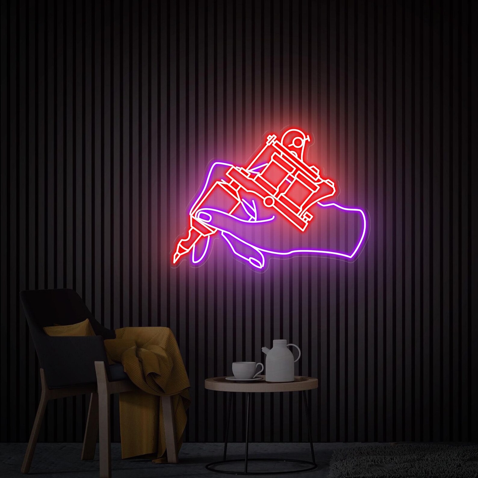 Tattoo Neon Sign, Tattoo Machine Led Sign, Tattoo Artist Neon Sign ...