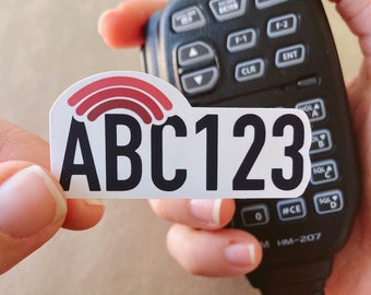 Radio Call Sign - Etsy