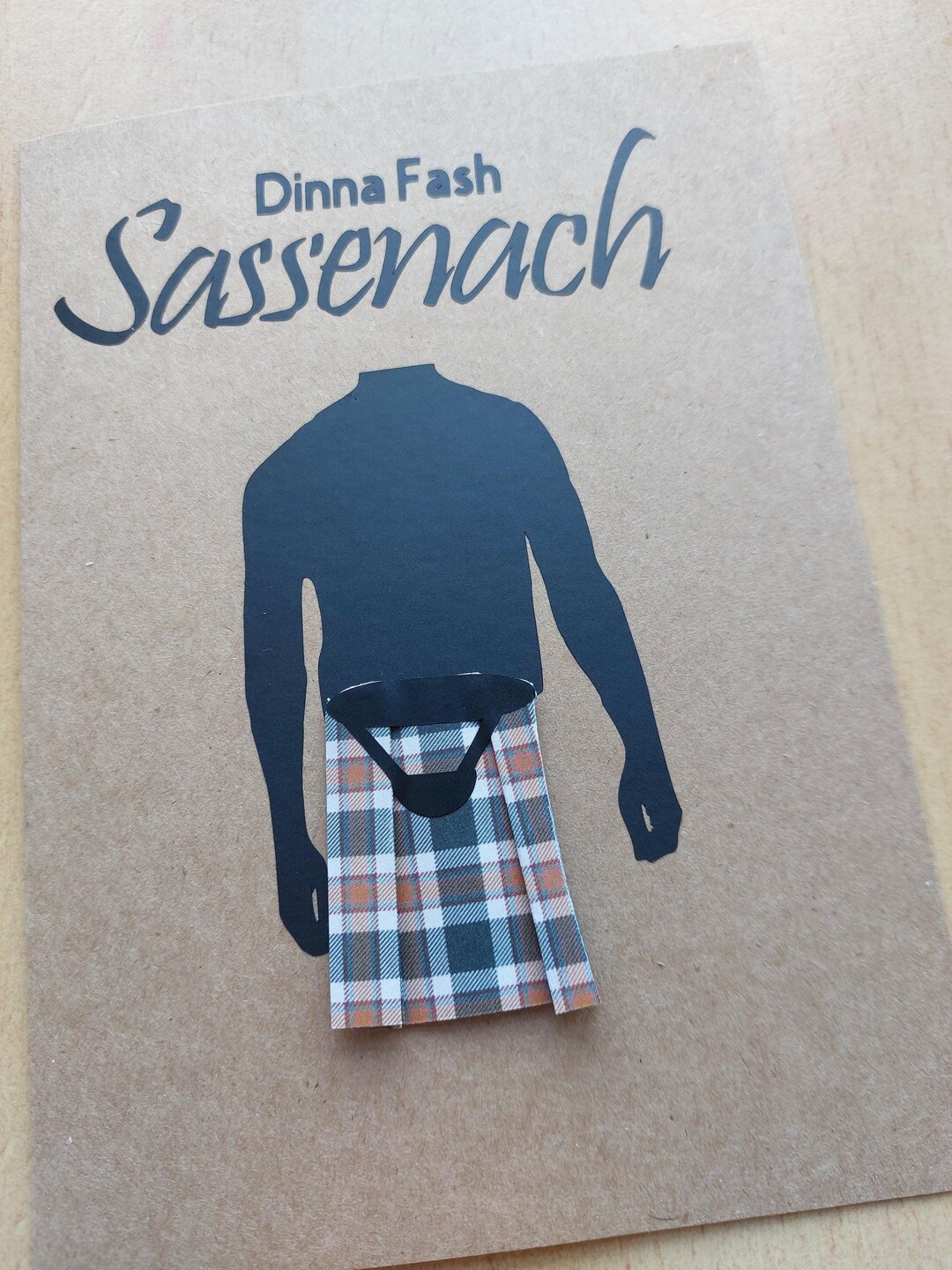 UNIQUE 3D Outlander's Jamie Fraser SASSENACH Inspired/man in a Kilt ...