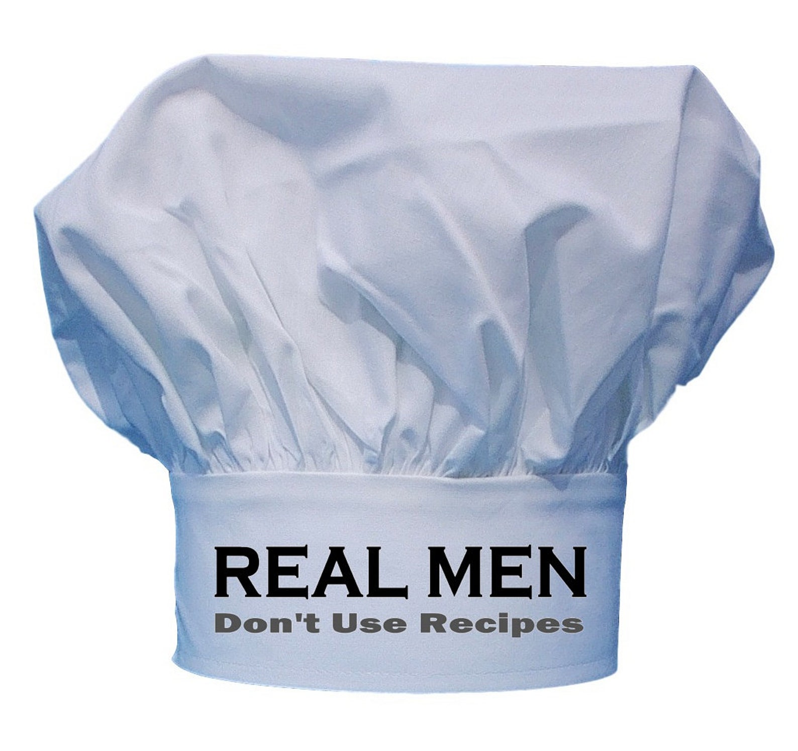 Funny Chef Hats Real Men Don't Use Recipes Fully | Etsy