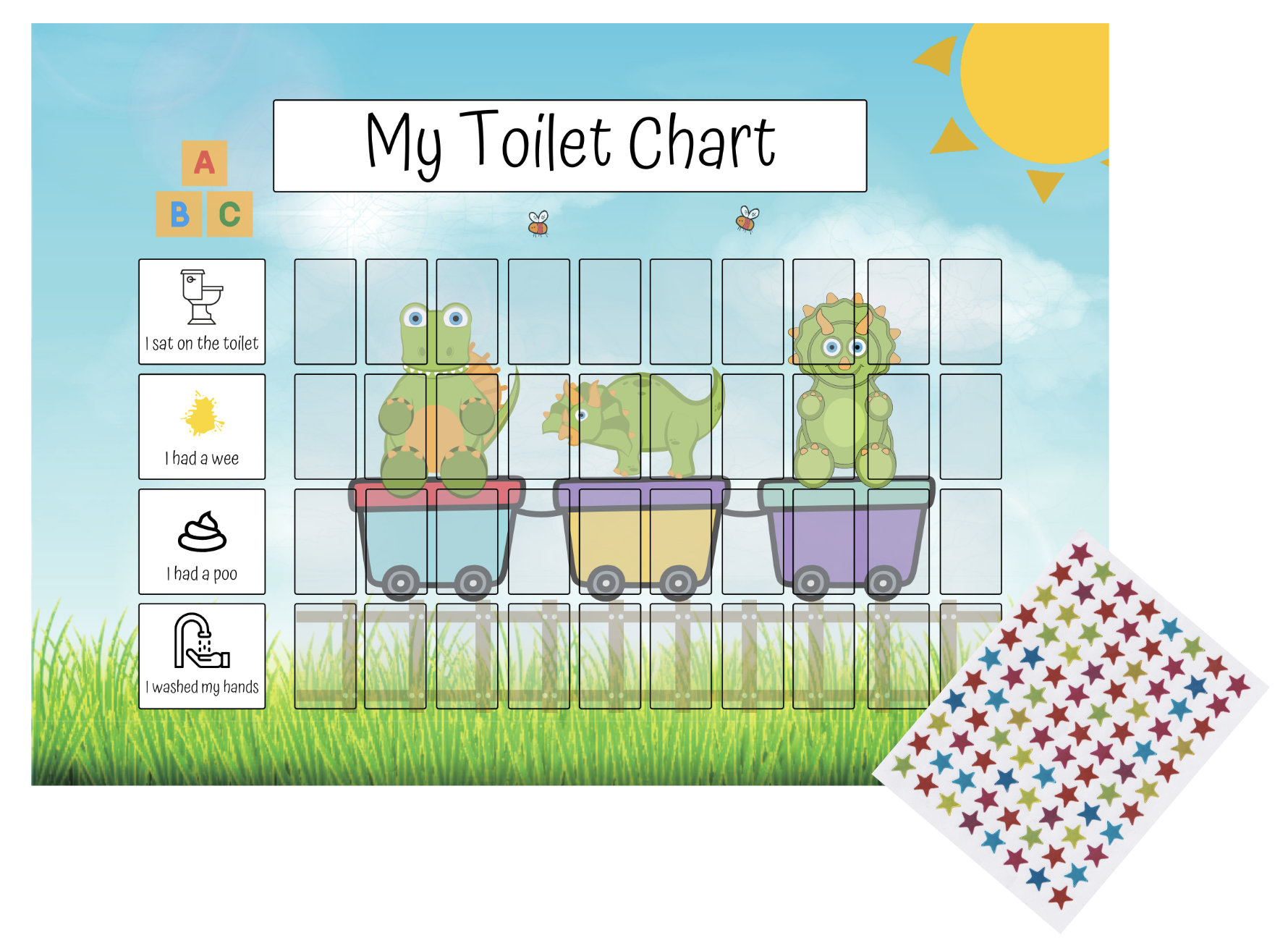 Gráficos de recompensas para ir al baño y al entrenamiento de aseo con ...