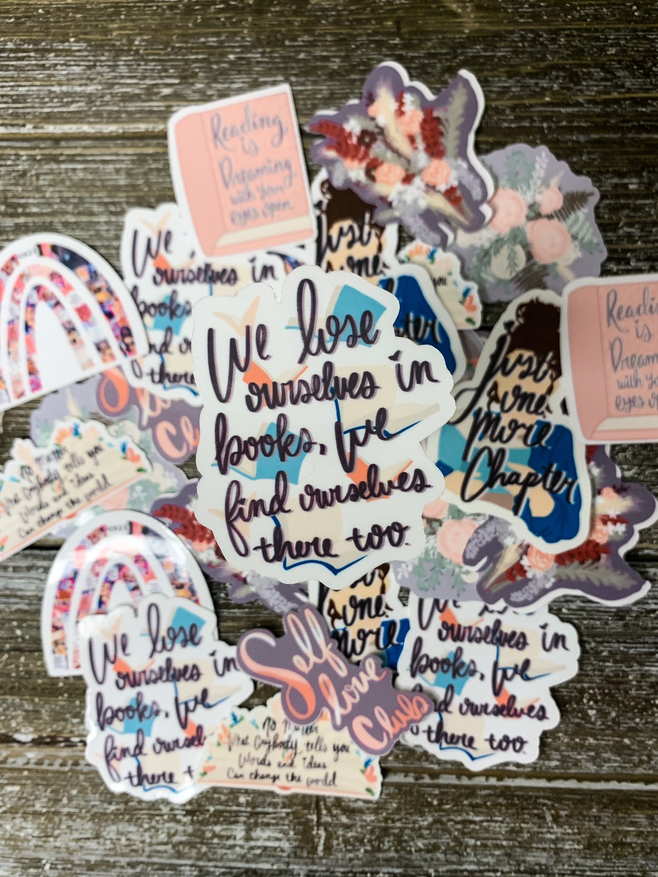 Book Dream Sticker Laptop Decals, Water Bottle Sticker, Book Lover ...