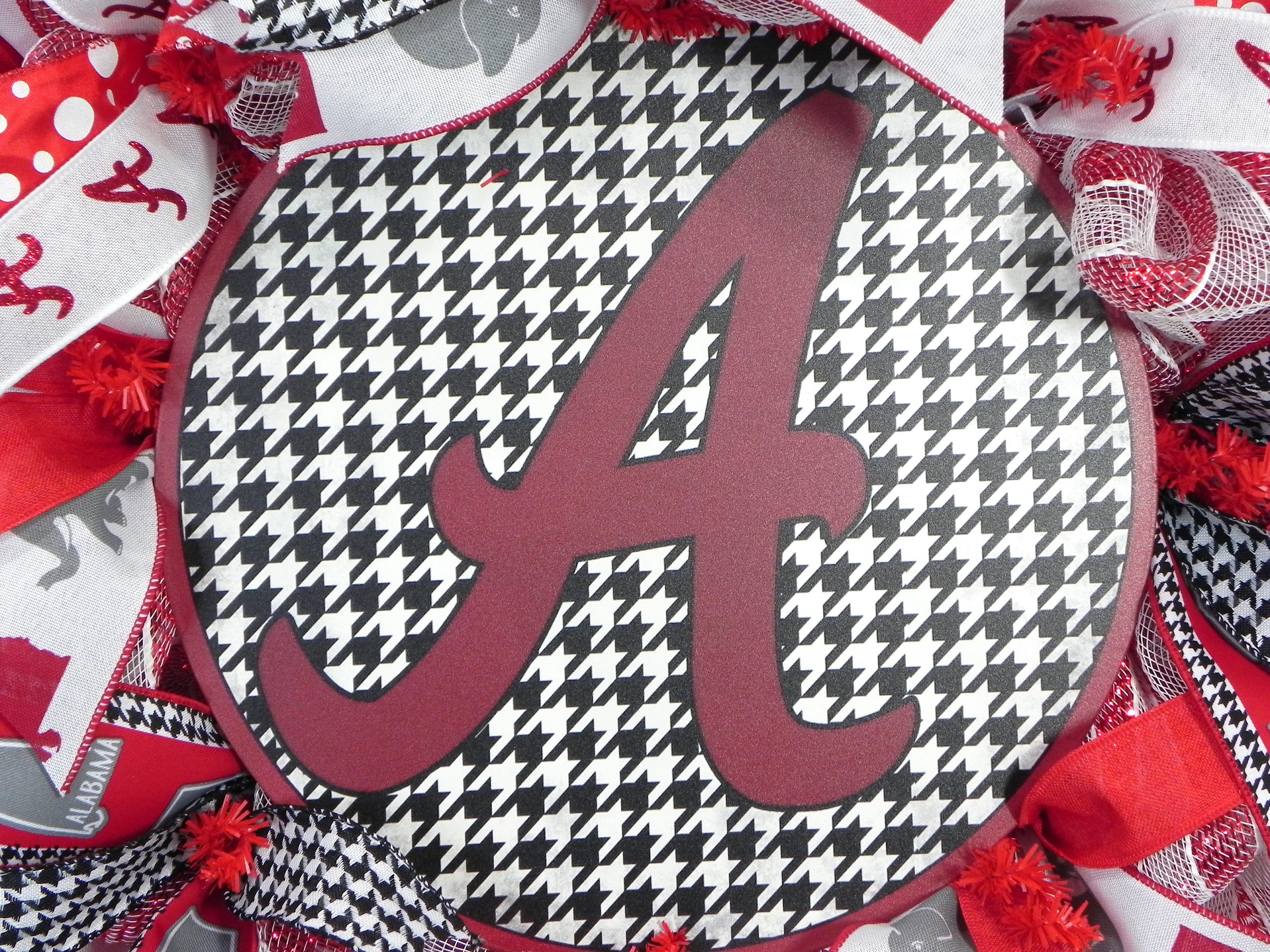 Alabama Wreath, Alabama Football Wreath, University of Alabama Decor ...