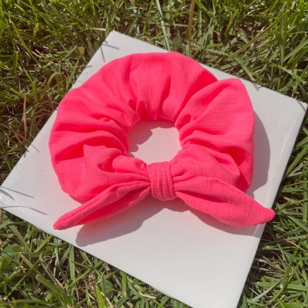Coral Bow Tie - Etsy